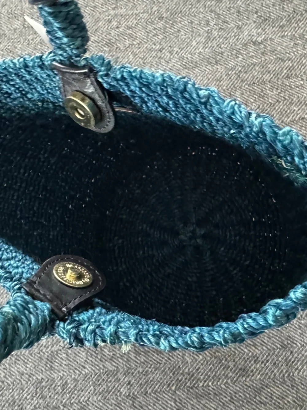 Kayu | Bags | Nwt Kayu Design Meriah Blue Woven Mini Straw Tote A ...